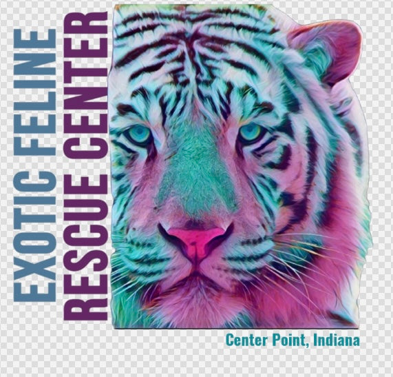 Watercolor Beaux T-Shirt – Exotic Feline Rescue Center